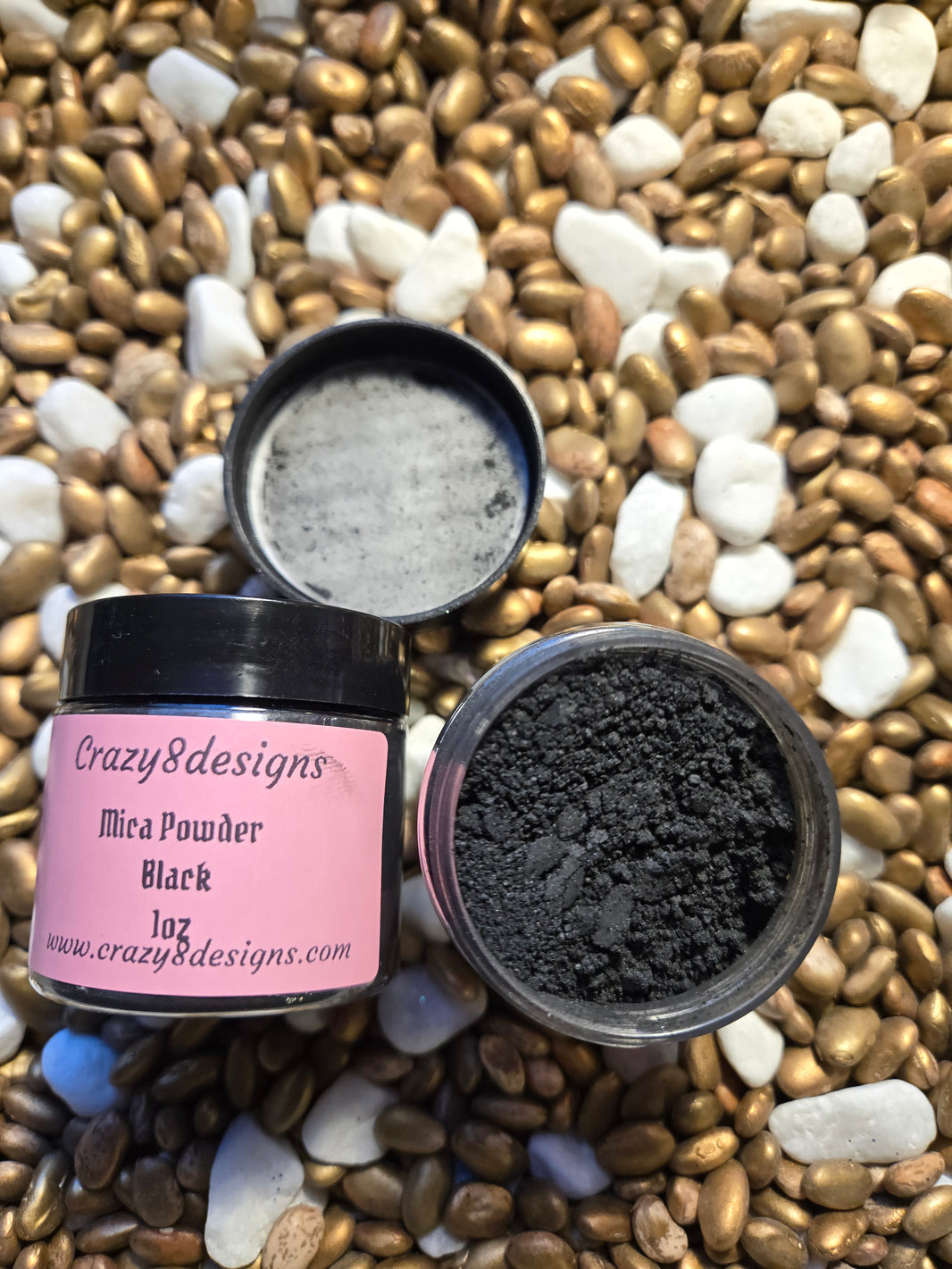 Click here for Mica Powders – Crazy 8 Design