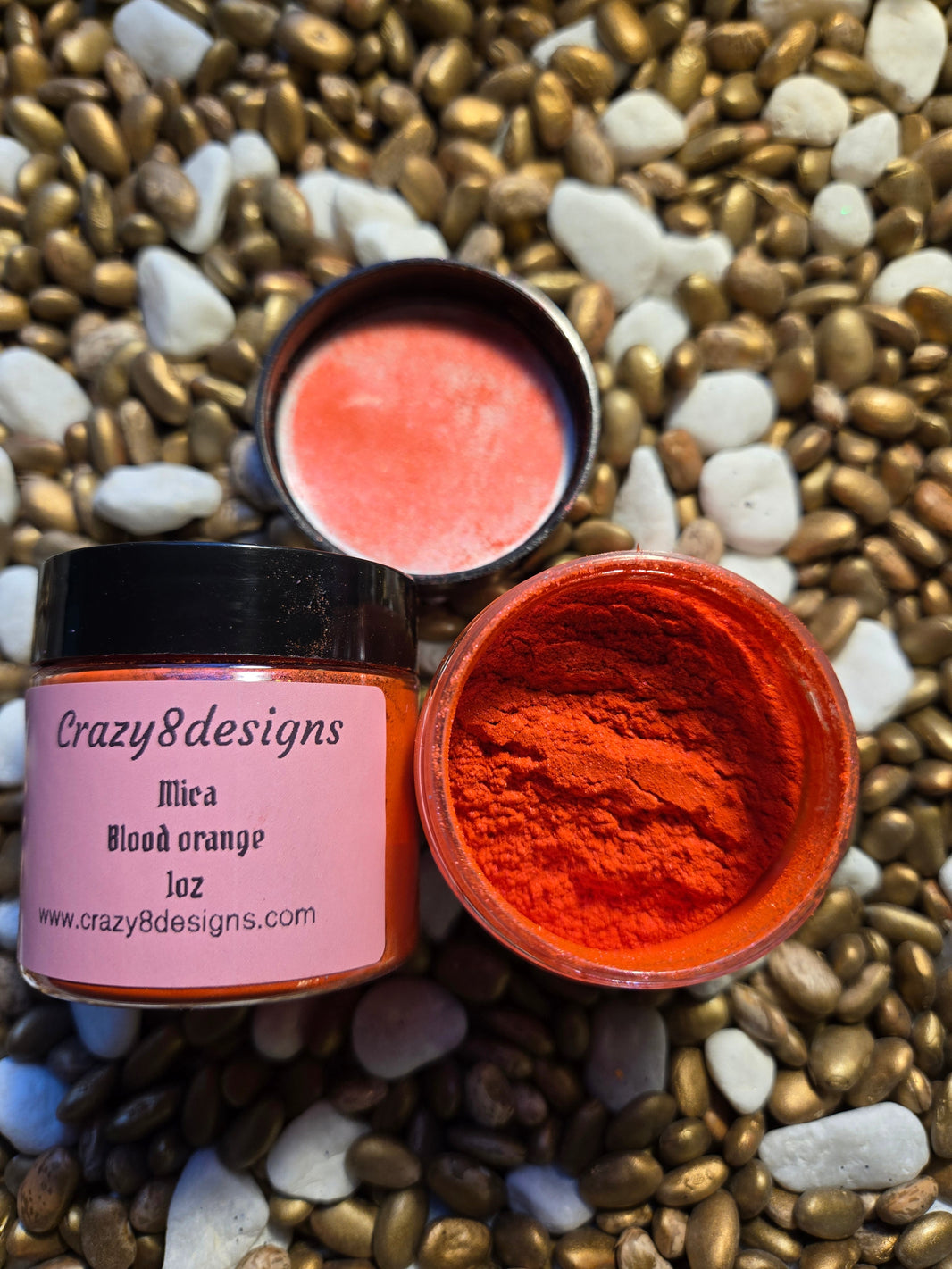Click here for Mica Powders – Crazy 8 Design