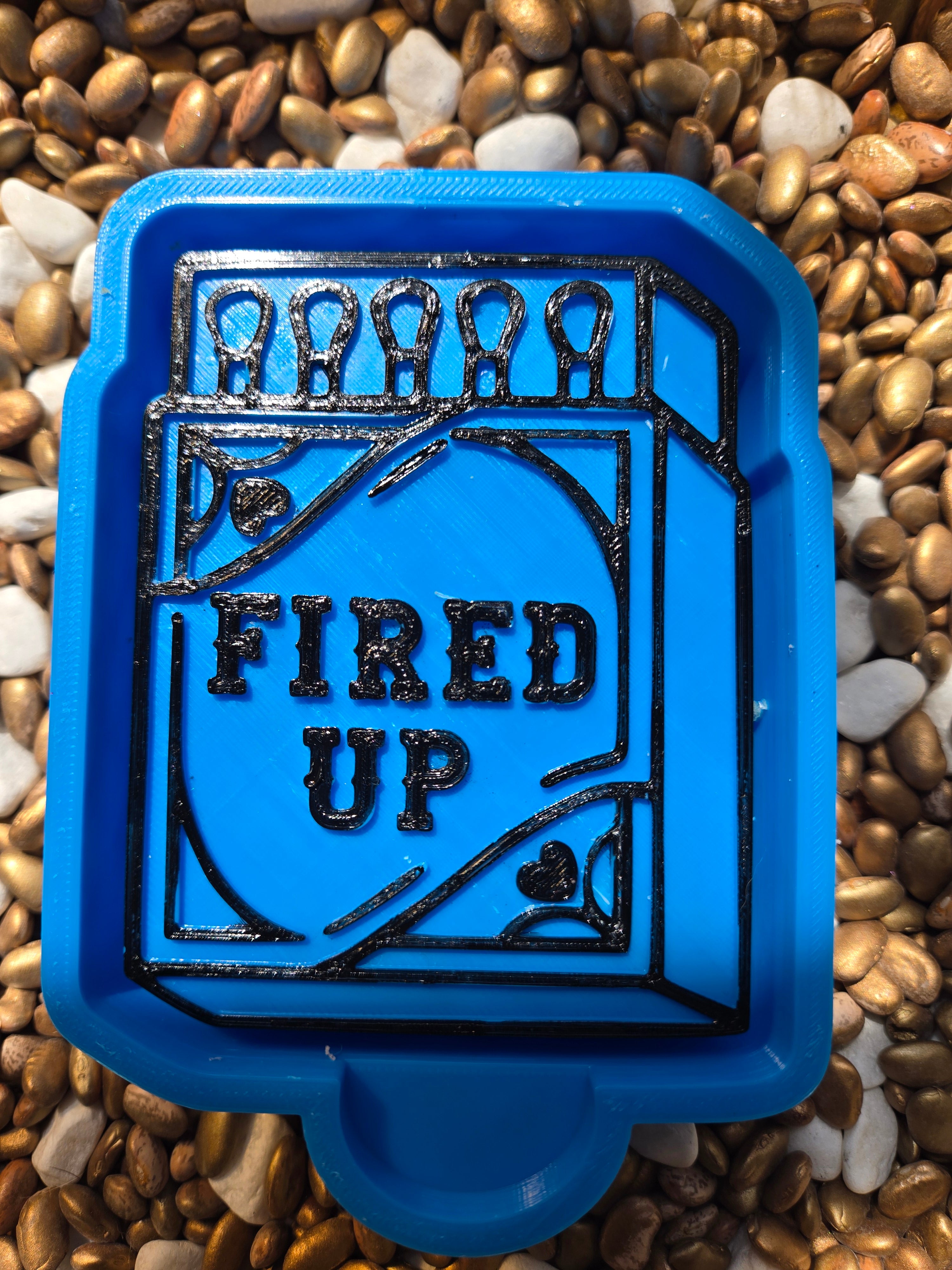 1241. Fired Up Freshie Mold – Crazy 8 Design