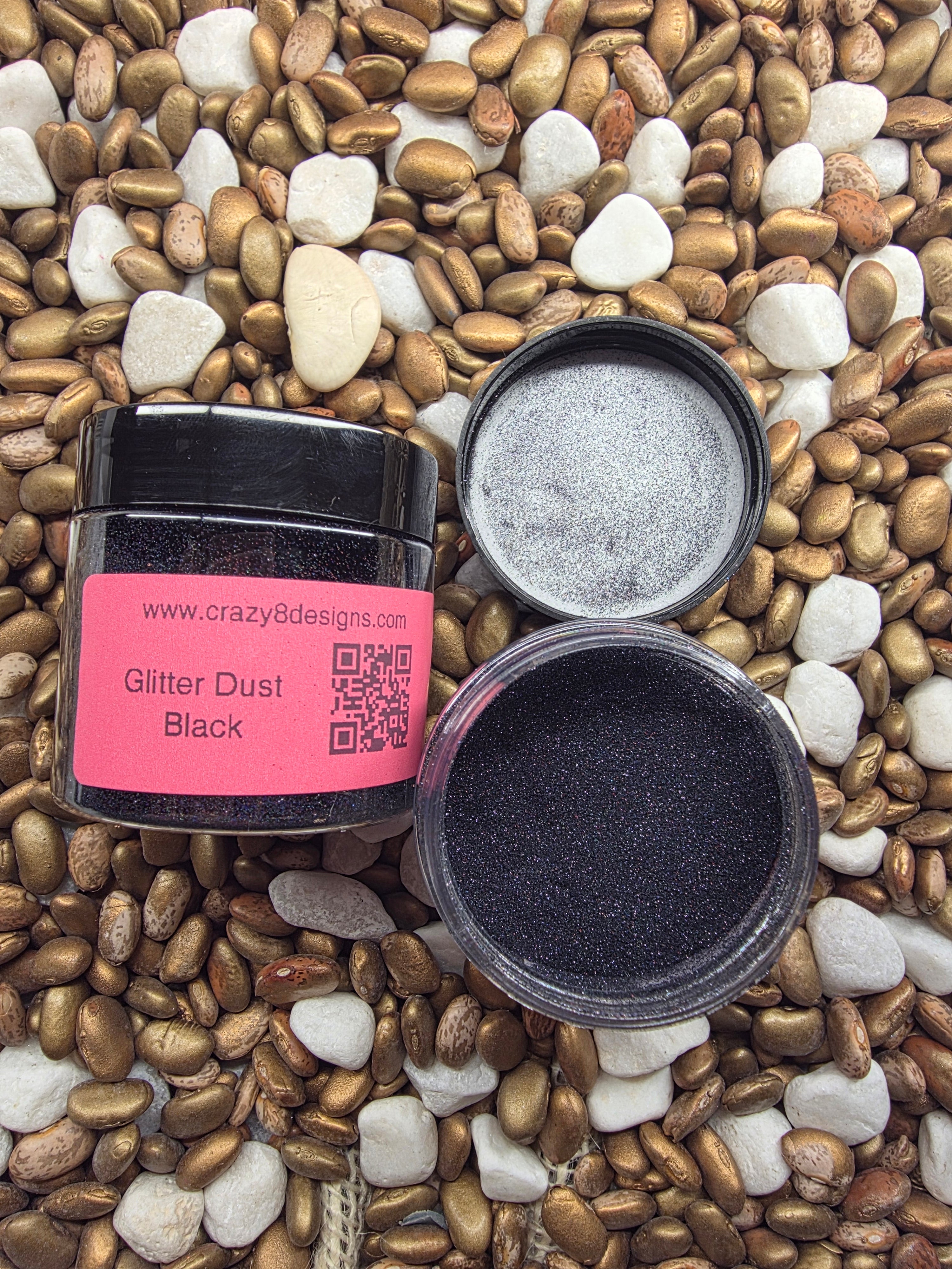 Glitter Dust for Crafts, Freshies & Tumblers - Crazy 8 Design